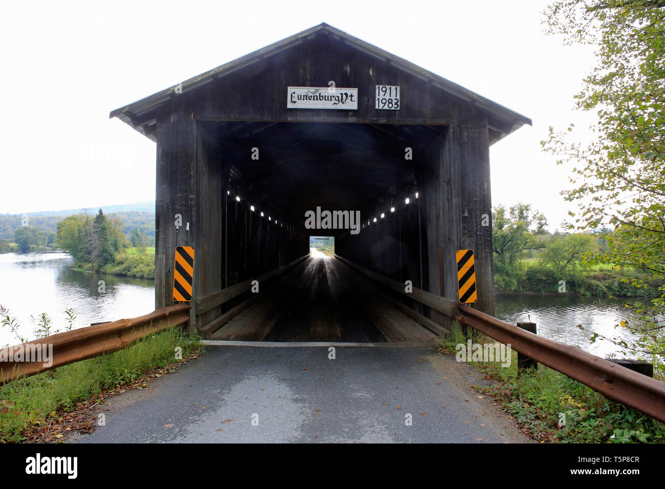Lunenburg covered bridge hi-res stock photography and images - Alamy