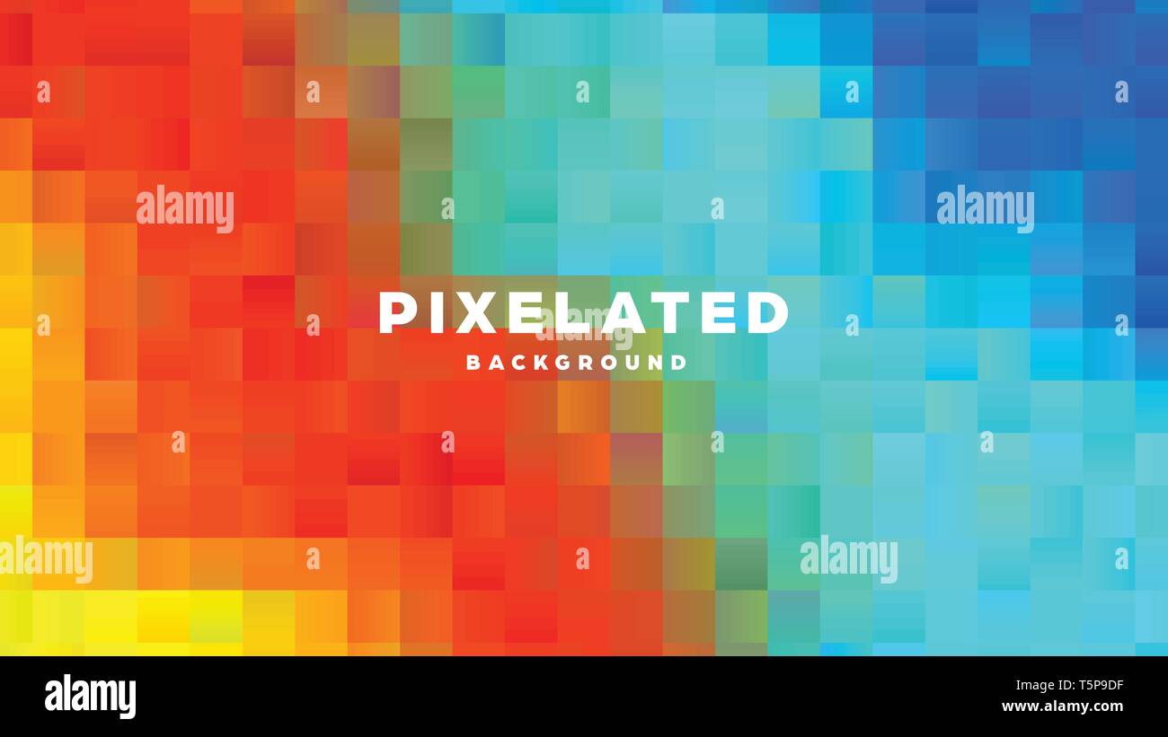 Polygonal abstract background with squares. Colorful gradient design ...