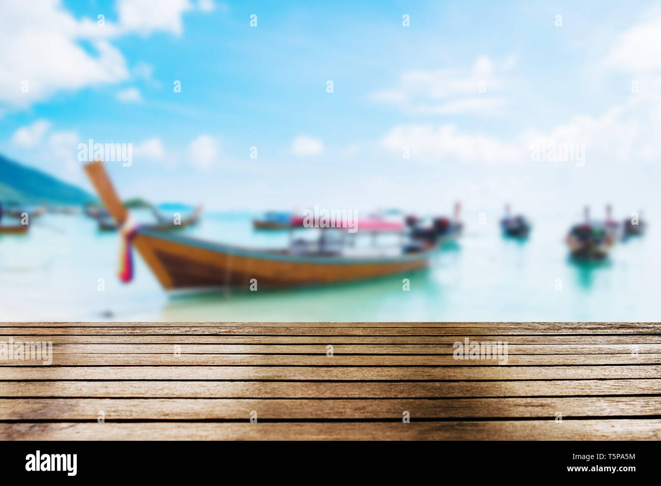 Blurred boat on sea hi-res stock photography and images - Alamy