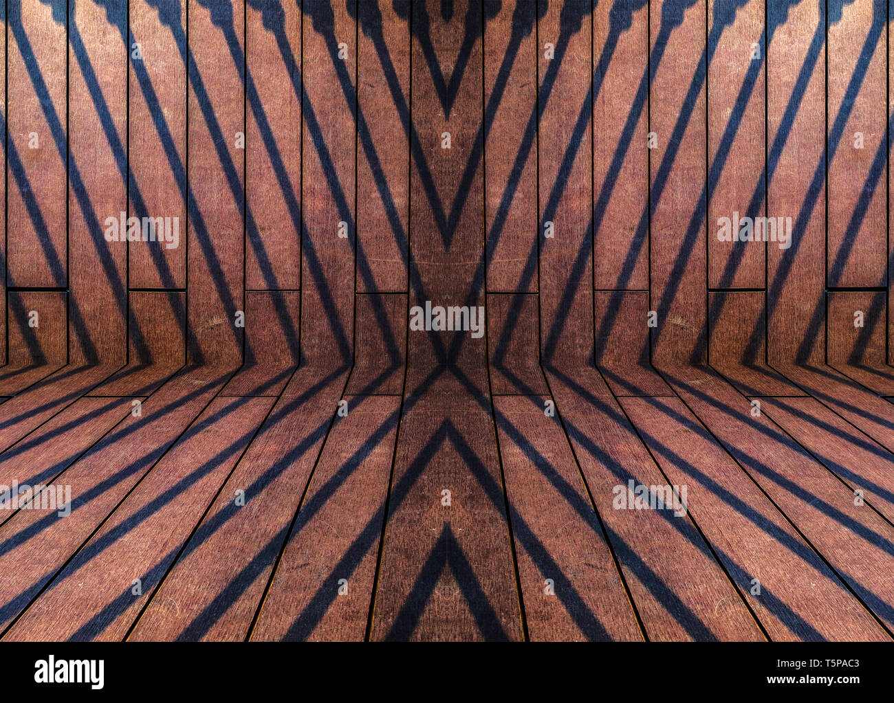 Wooden flat and shadow reflex background Stock Photo - Alamy
