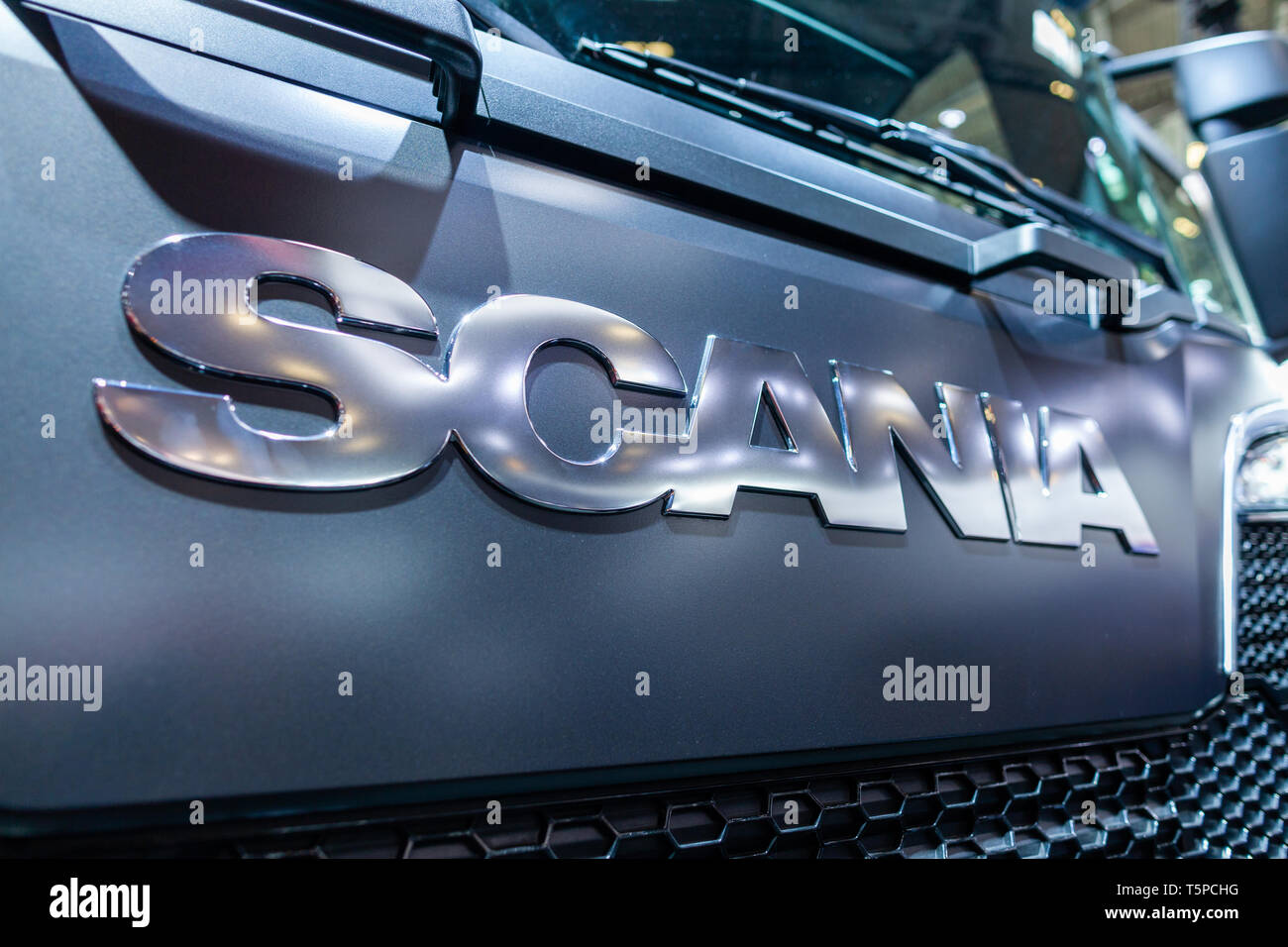 Truck logo scania hi-res stock photography and images - Alamy