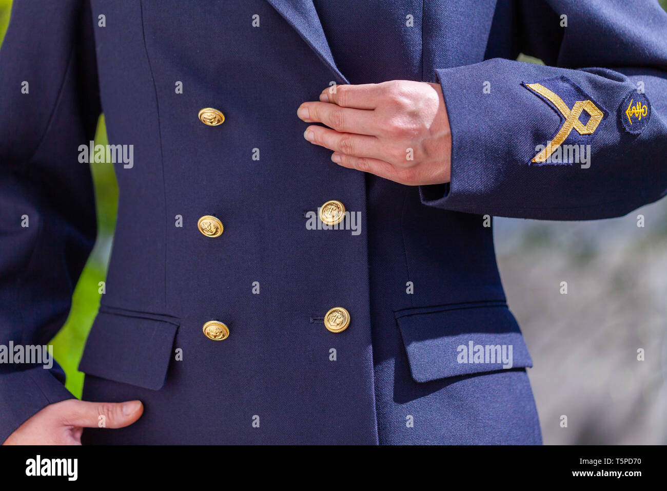 Woman in a military uniform of german Bundeswehr Stock Photo - Alamy