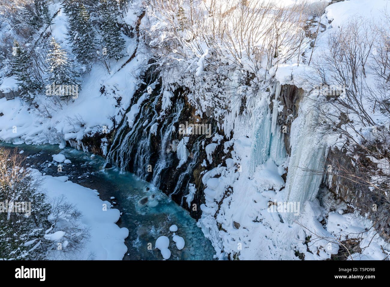 Shirahige Waterfall, in the Shirogane, Sapporo Stock Photo - Alamy