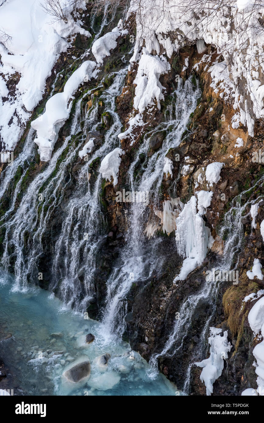 Shirahige Waterfall, in the Shirogane, Sapporo Stock Photo - Alamy