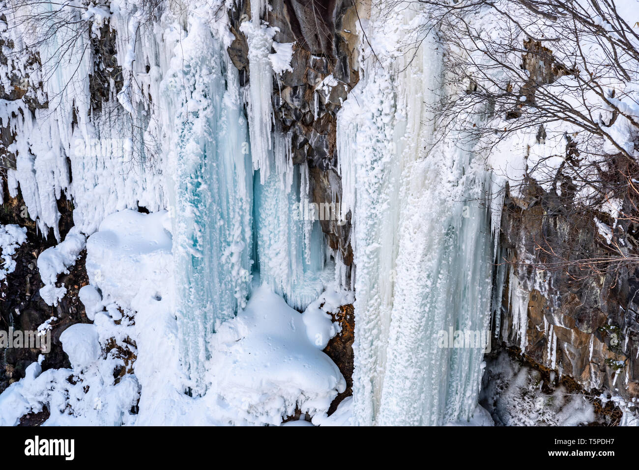 Shirahige Waterfall, in the Shirogane, Sapporo Stock Photo - Alamy