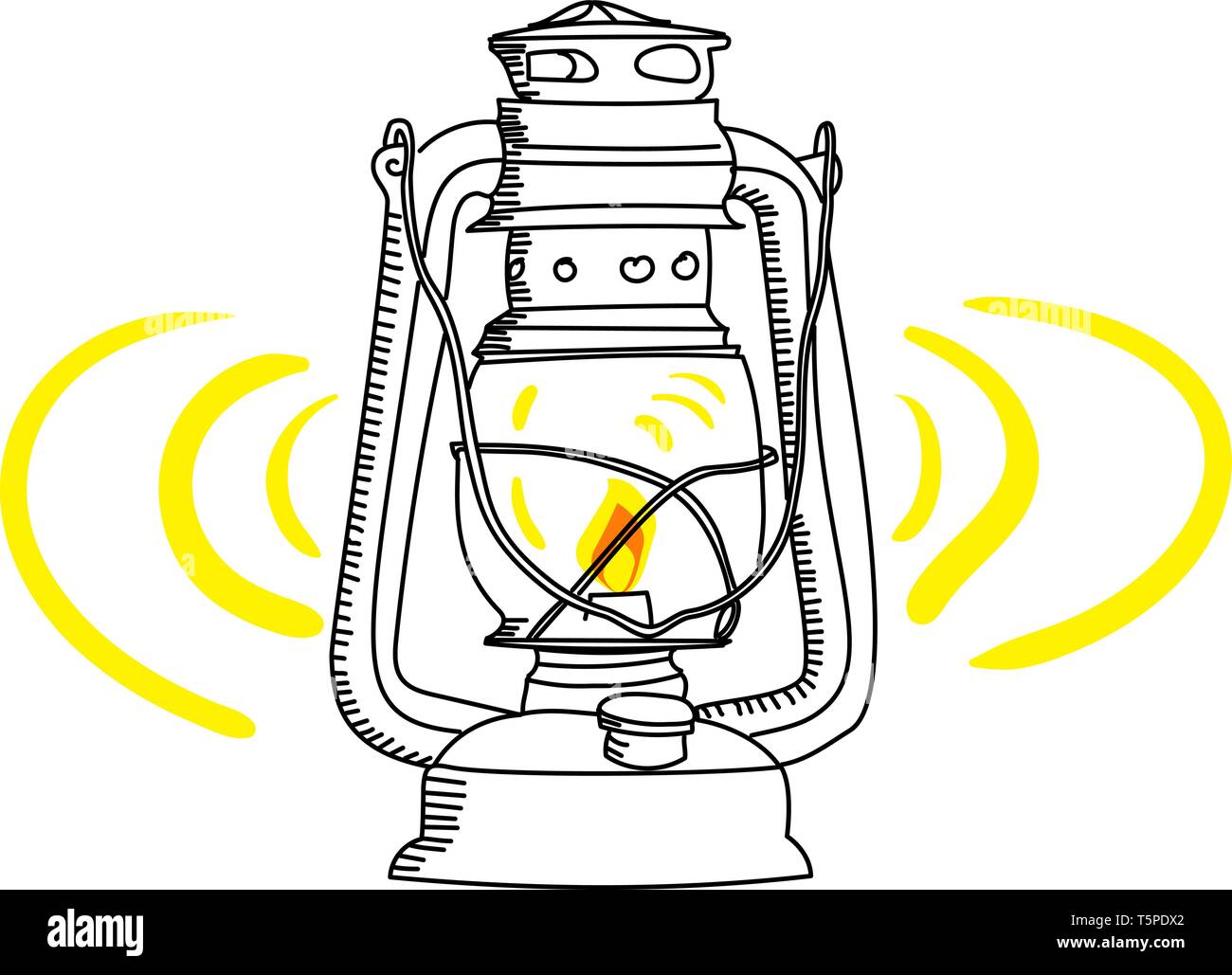 The old kerosene lamp isolated on white background Stock Vector Image ... The old kerosene lamp isolated on white background Stock Vector Image ...