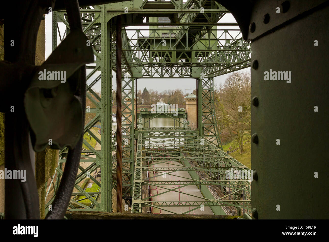 historic old ship lift Waltrop germany Stock Photo - Alamy