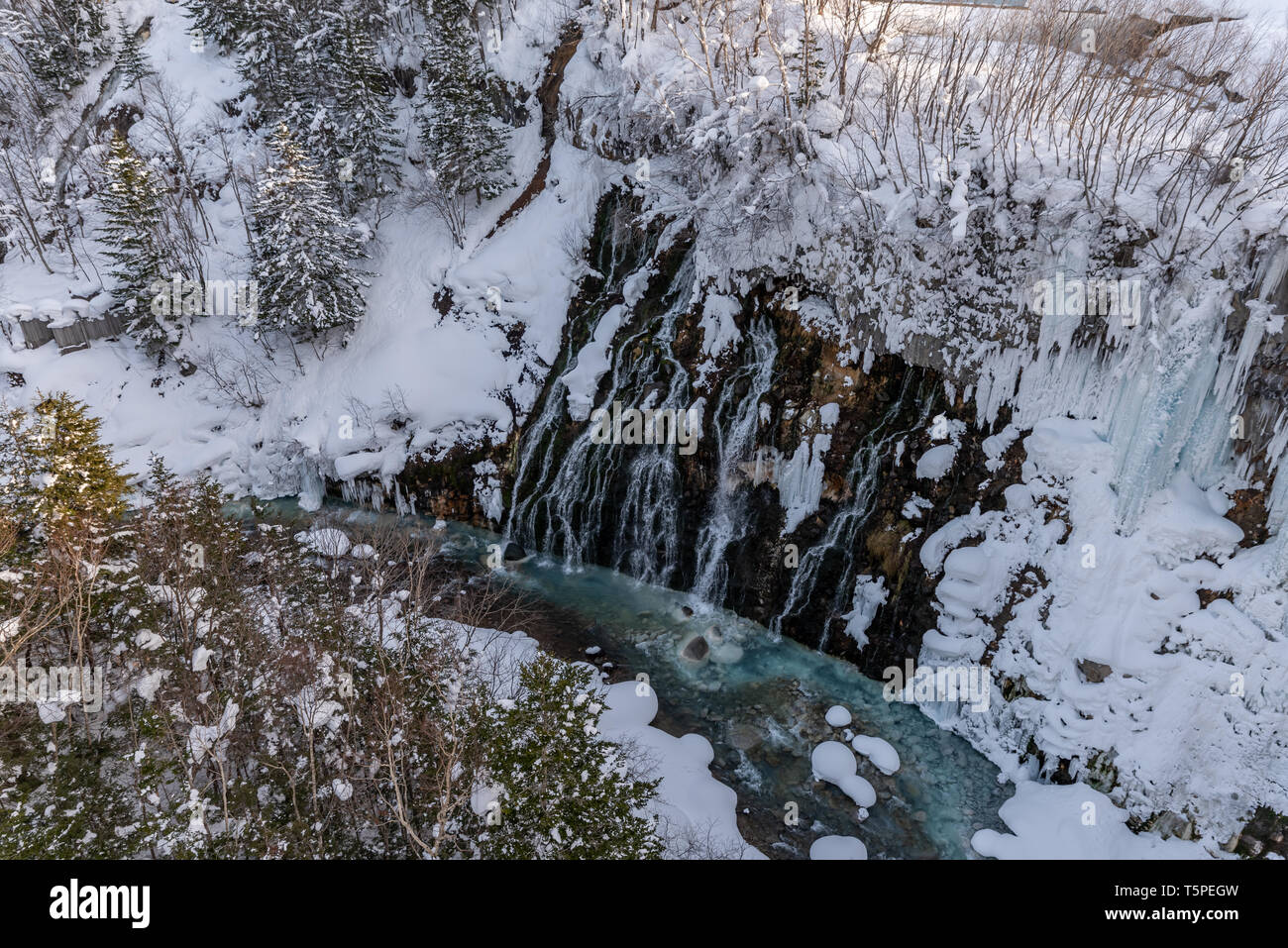 Shirahige Waterfall, in the Shirogane, Sapporo Stock Photo - Alamy