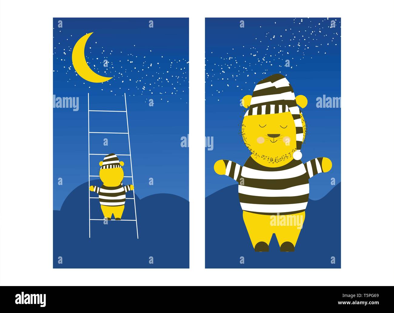 Baby climbing stairs Stock Vector Images - Alamy