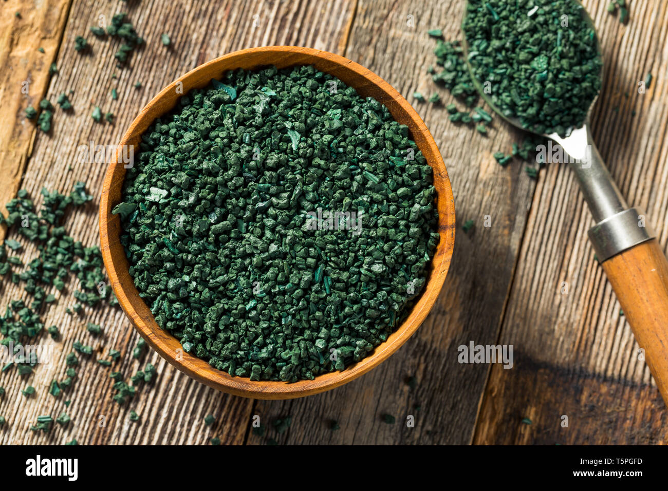 Bowl spirulina algae powder hi-res stock photography and images - Alamy