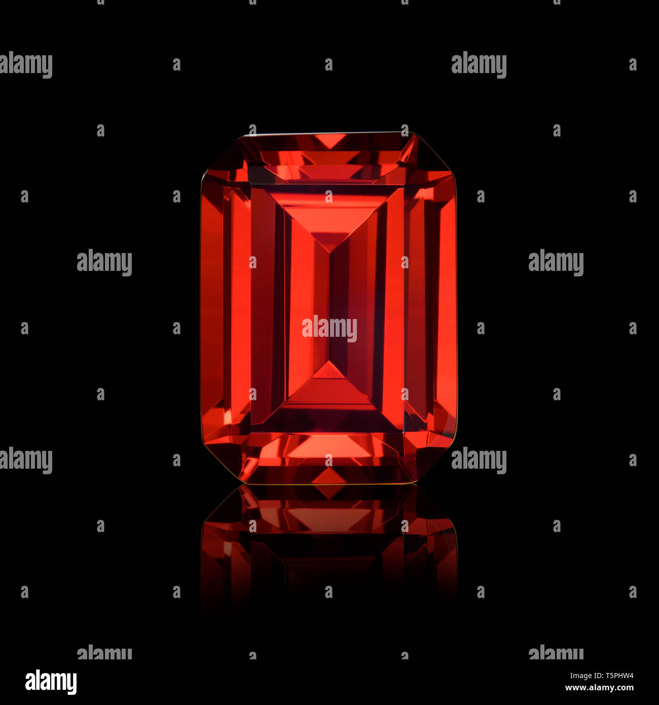 Garnet, ruby, Emerald cut, Emerald cut gemstone, Emerald cut ruby ...