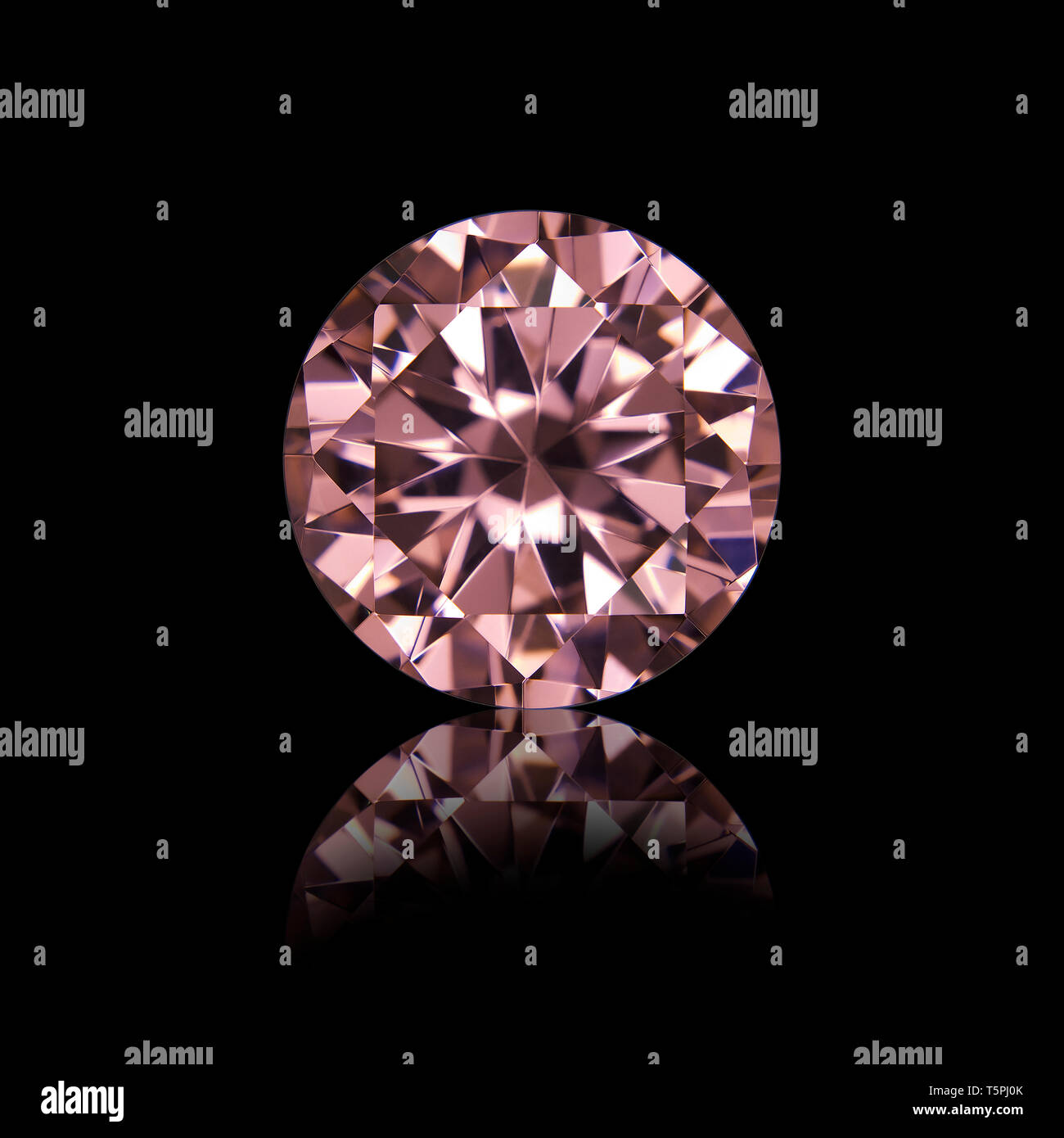 Round fancy cut diamond hi-res stock photography and images - Alamy