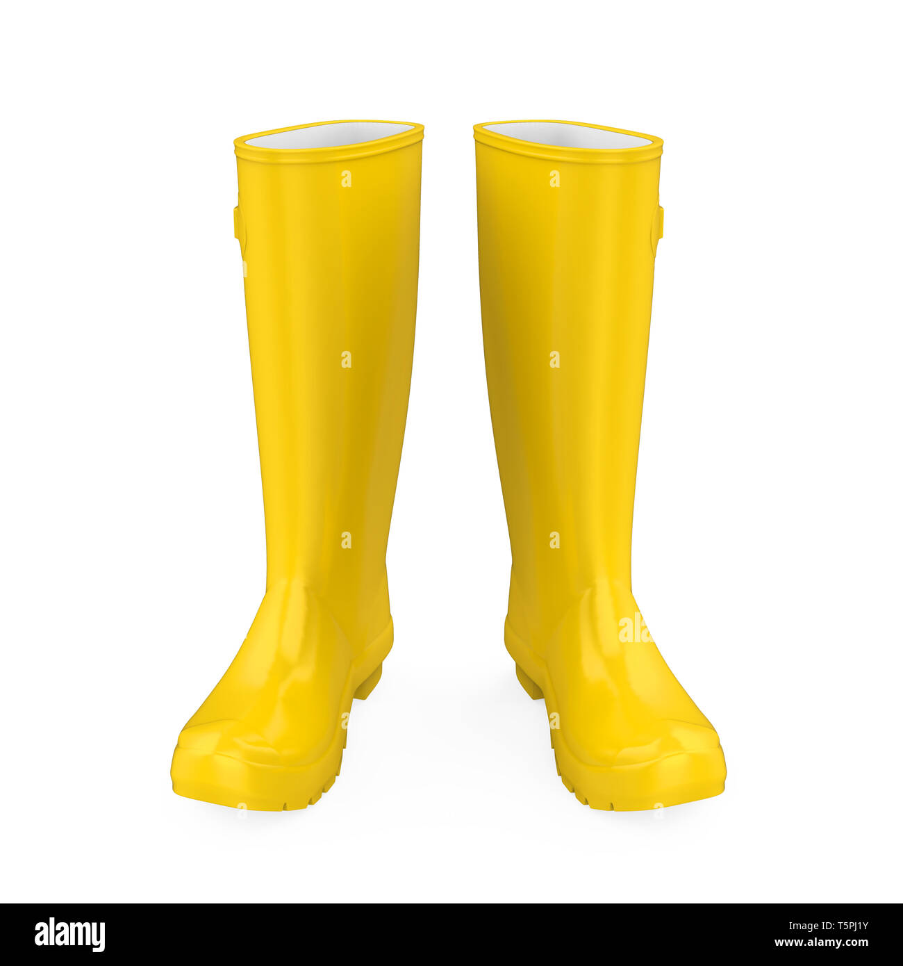 Rubber gumboots Cut Out Stock Images & Pictures - Alamy