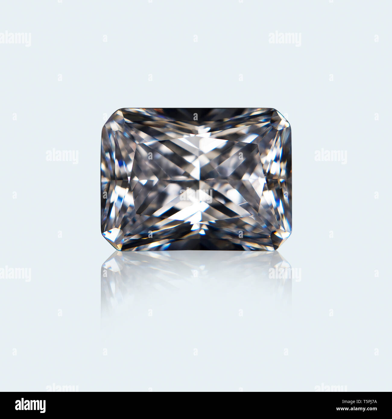 Diamond, Radiant Emerald cut Diamond, Radiant Emerald cut Gemstone ...