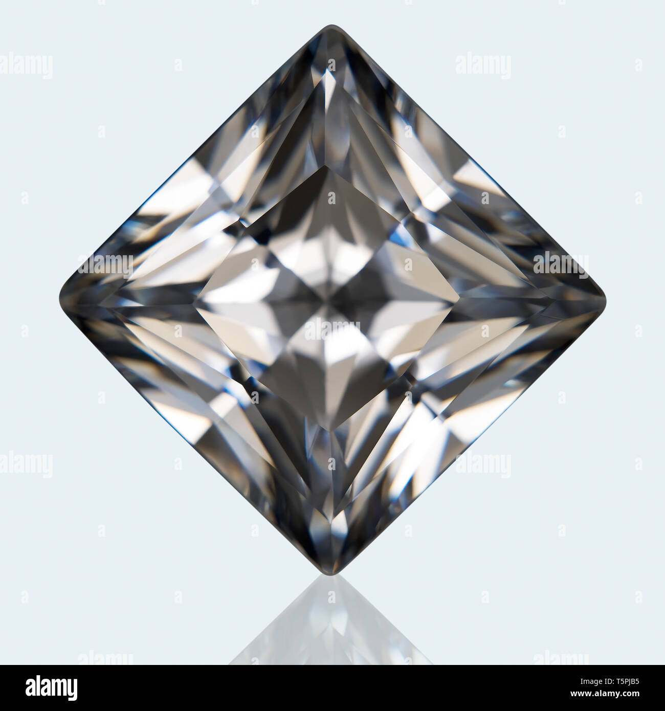 Diamond, Square Princess cut Diamond, Square Princess cut Gemstone ...