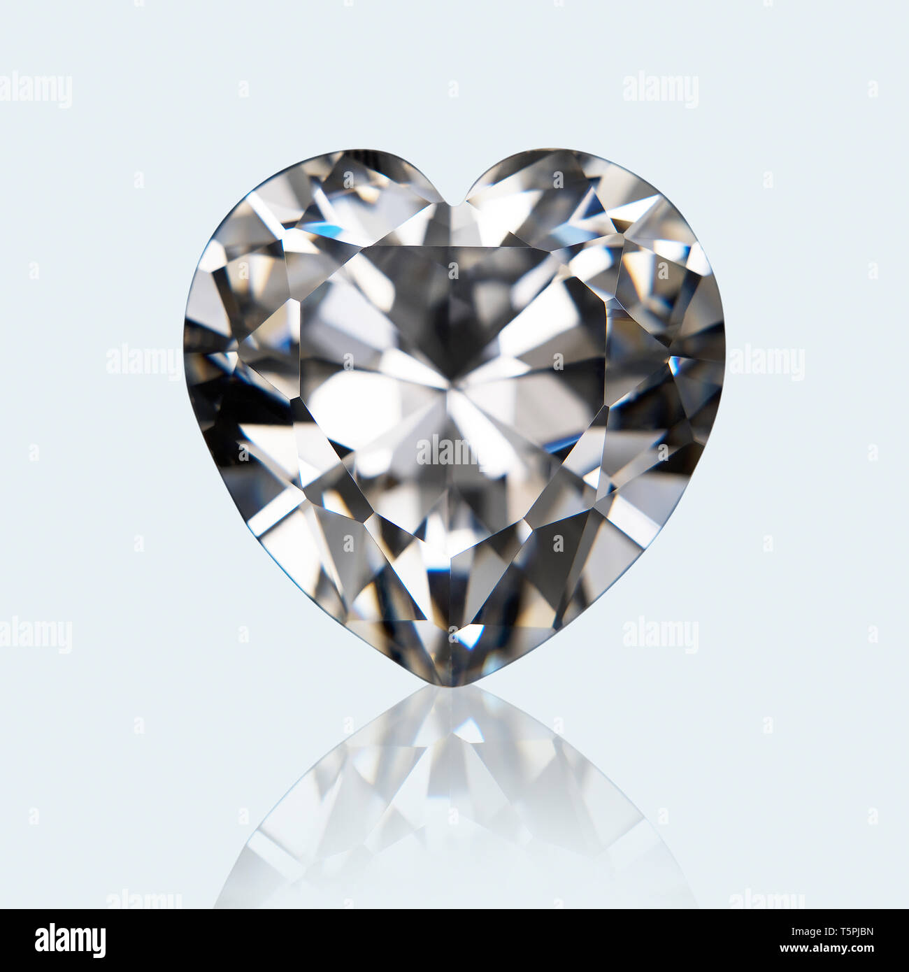 Diamond, Heart Cut gemstone, Heart cut Diamond Stock Photo - Alamy