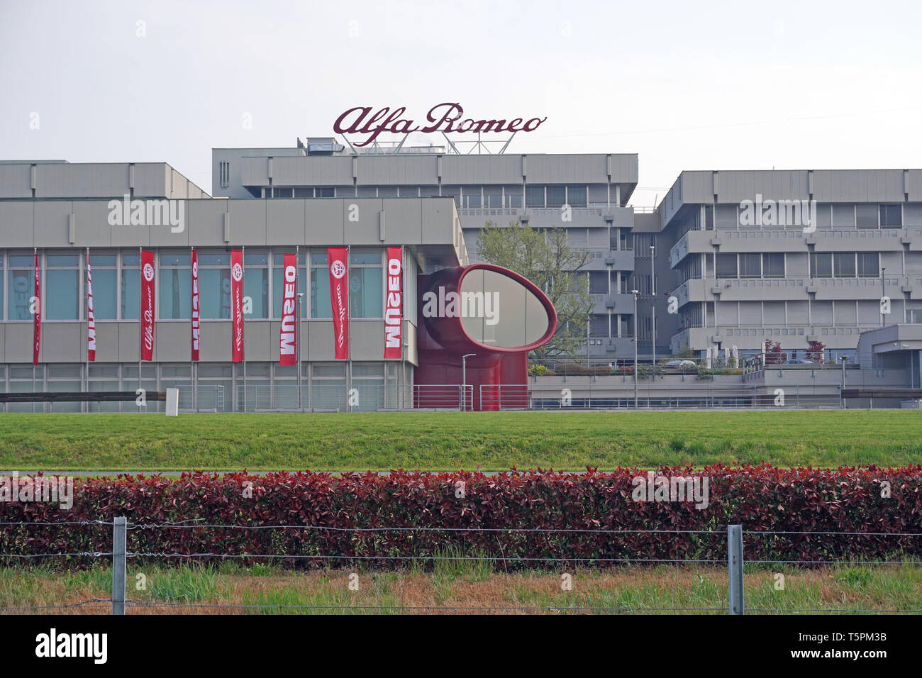 Arese, Milan - Alfa Romeo Museum Stock Photo - Alamy