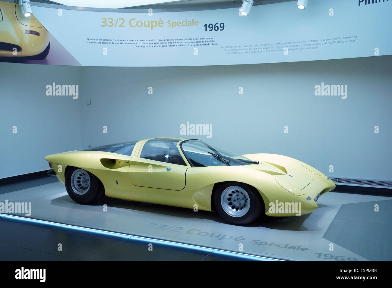 Arese, Milan - Alfa Romeo Museum Stock Photo - Alamy