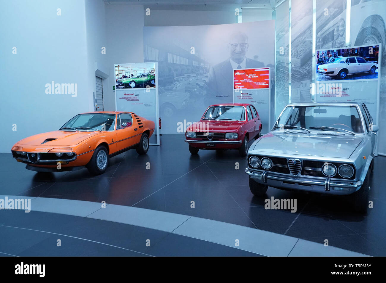 Arese, Milan - Alfa Romeo Museum Stock Photo - Alamy