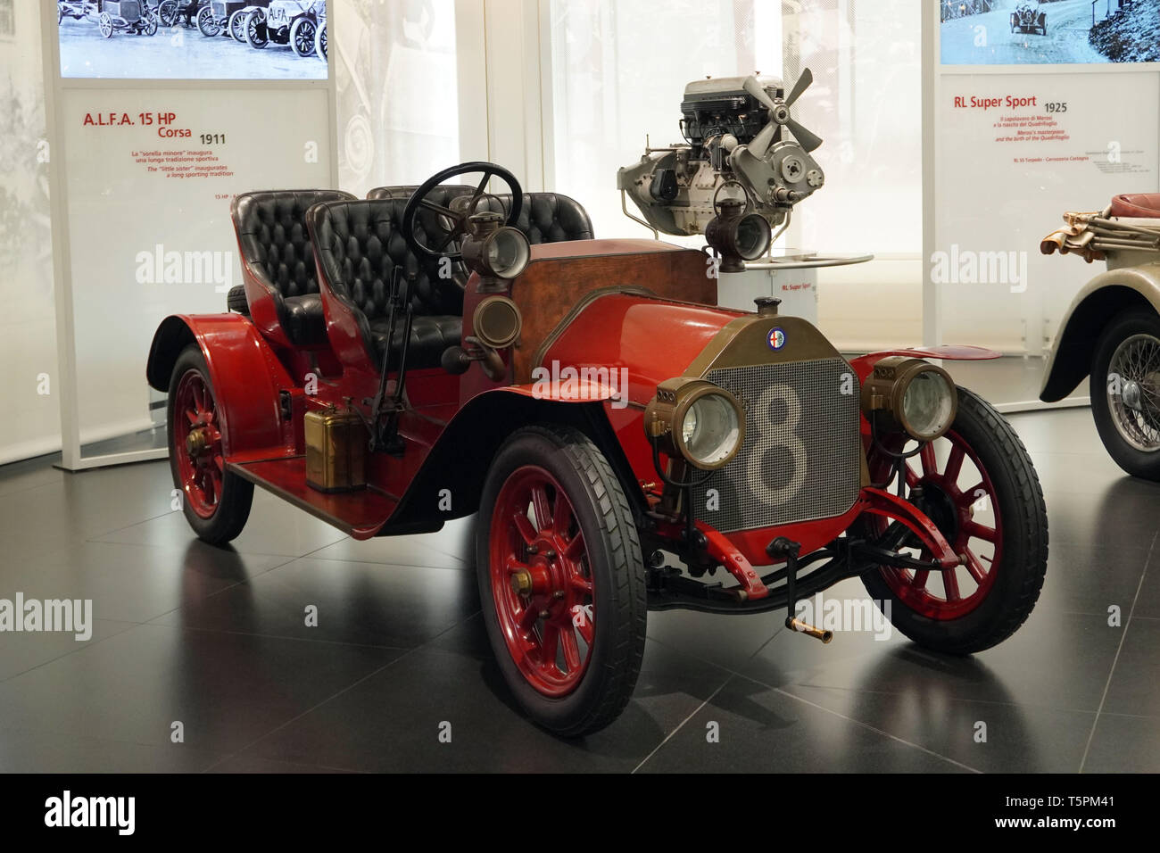 Arese, Milan - Alfa Romeo Museum Stock Photo - Alamy
