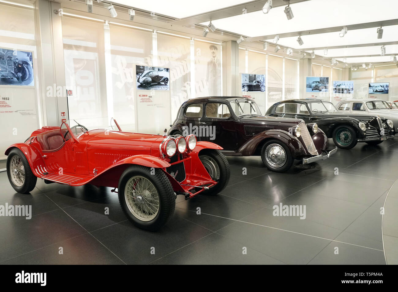Arese, Milan - Alfa Romeo Museum Stock Photo - Alamy