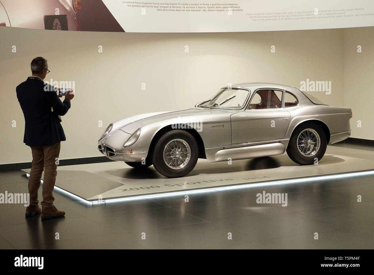 Arese, Milan - Alfa Romeo Museum Stock Photo - Alamy