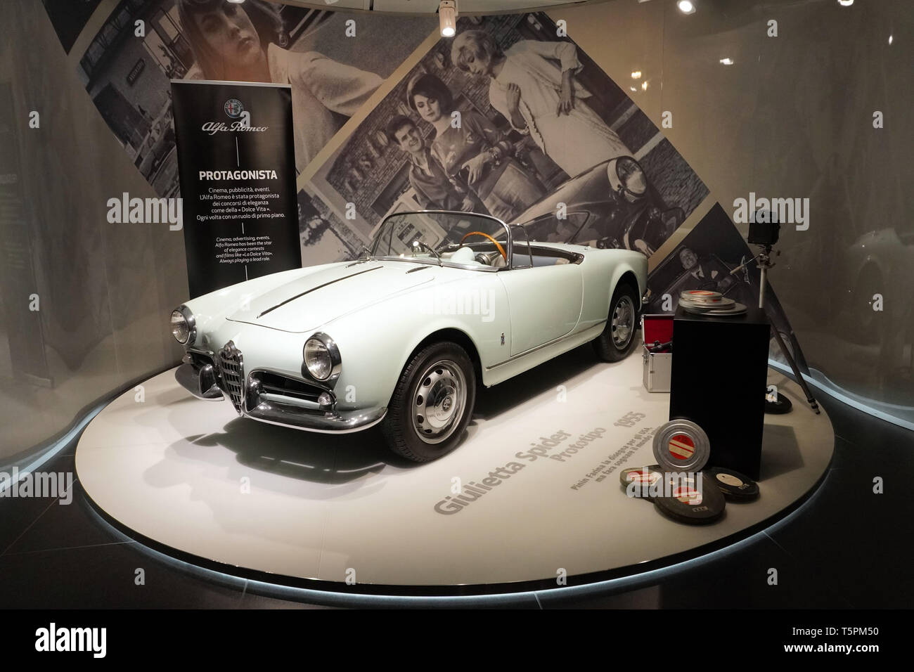 Arese, Milan - Alfa Romeo Museum Stock Photo - Alamy