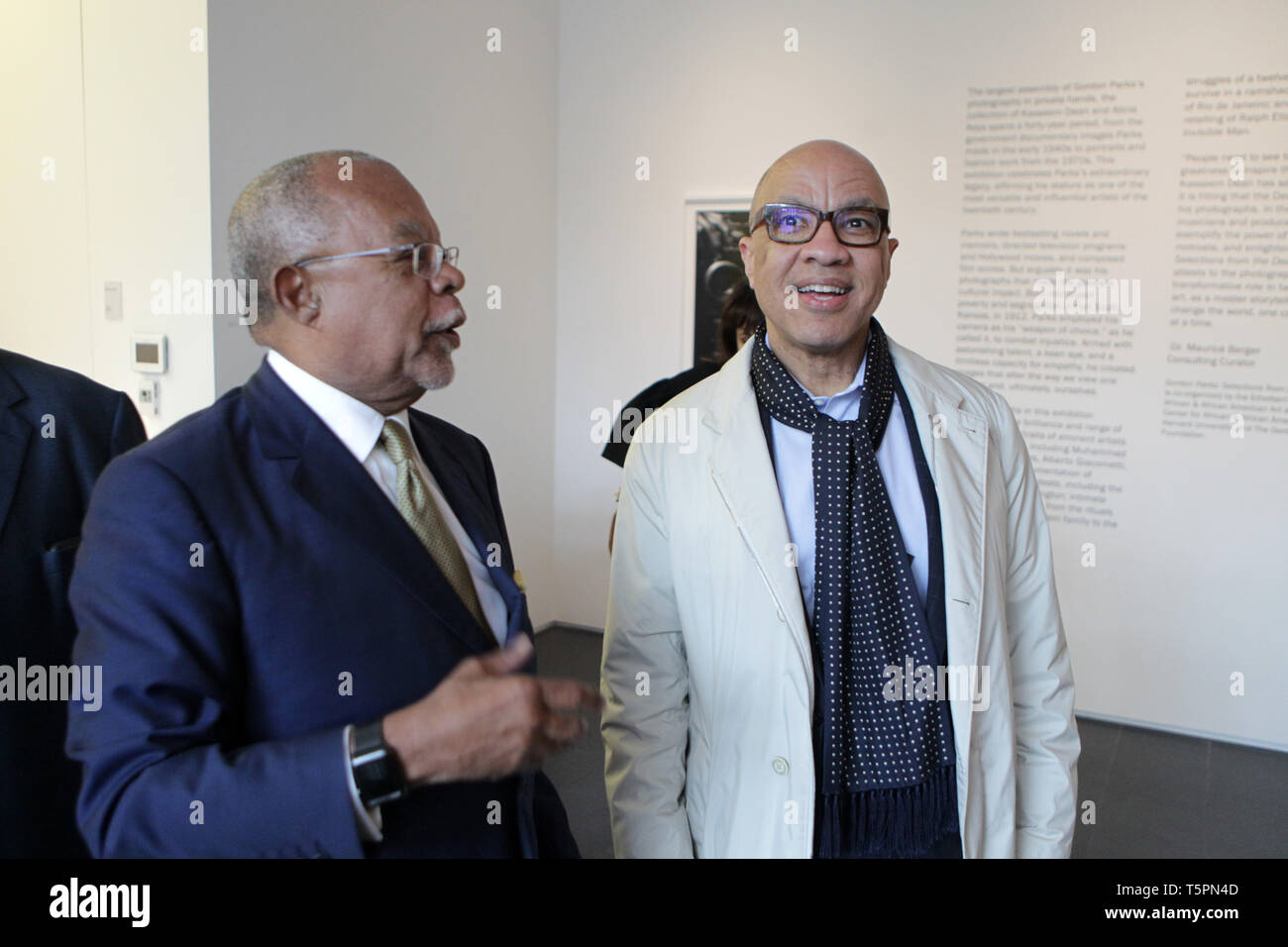 Cambridge, MA, USA. 25th Apr, 2019. (L-R) Dr. Henry Louis Gates ...