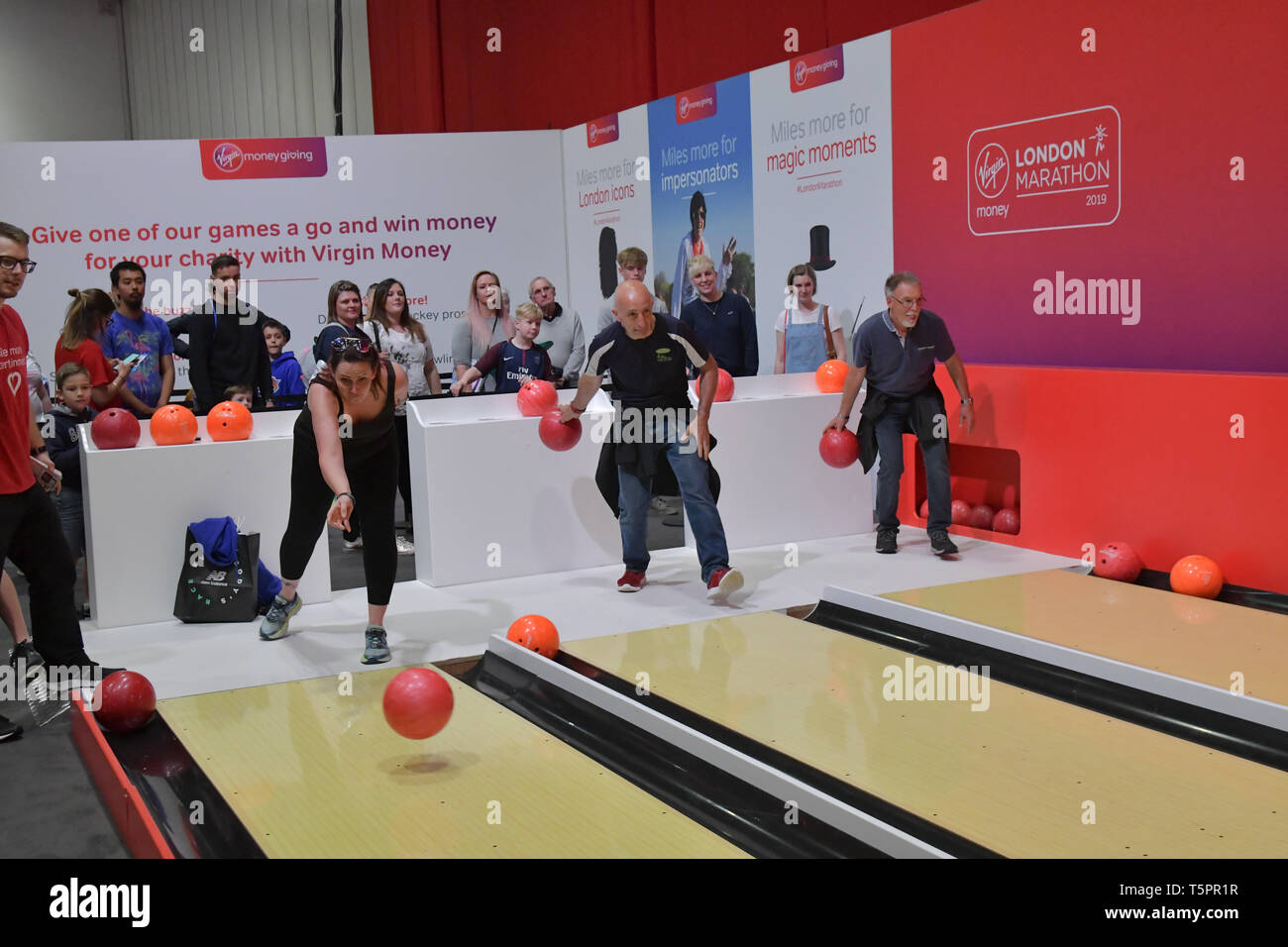 ExCeL London, UK. 26th Apr 2019. London Marathon Exhibition 2019 ...