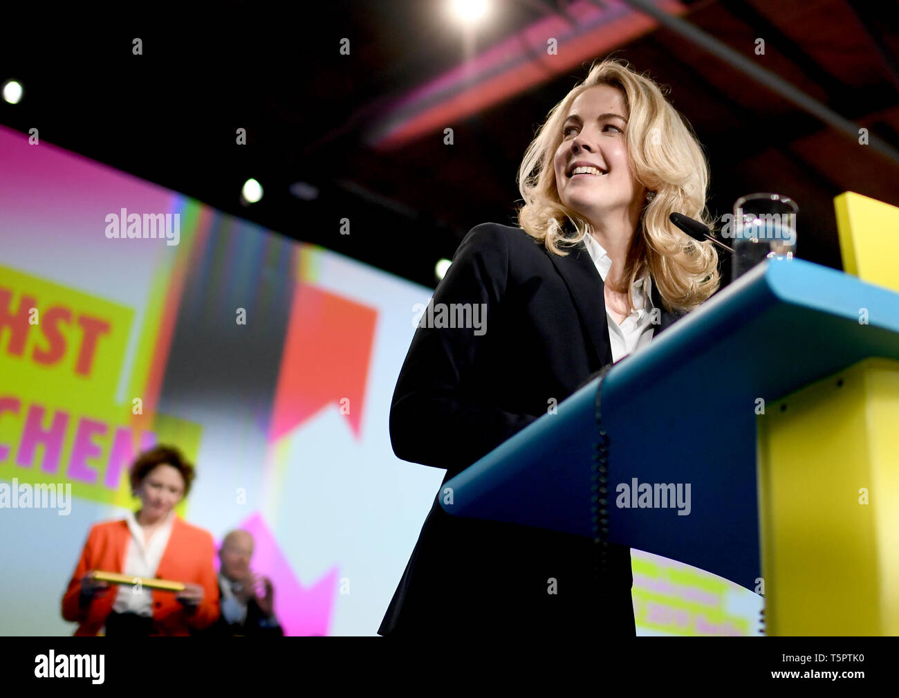 Berlin, Germany. 26th Apr, 2019. Linda Teuteberg, FDP Secretary General ...