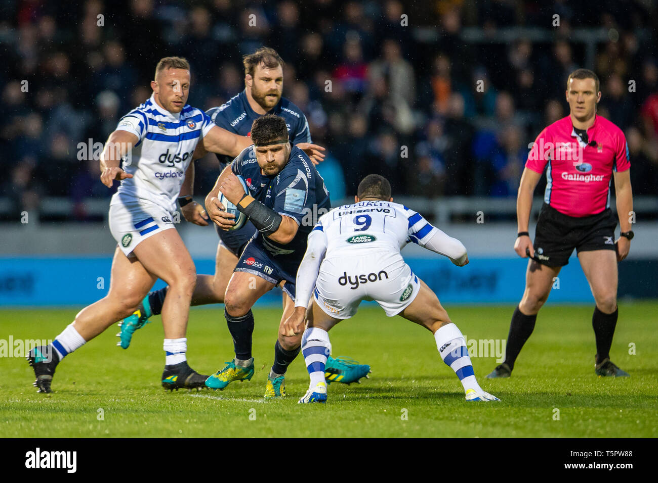 AJ Bell Stadium, Salford, UK. 26th Apr, 2019. Gallagher Premiership ...