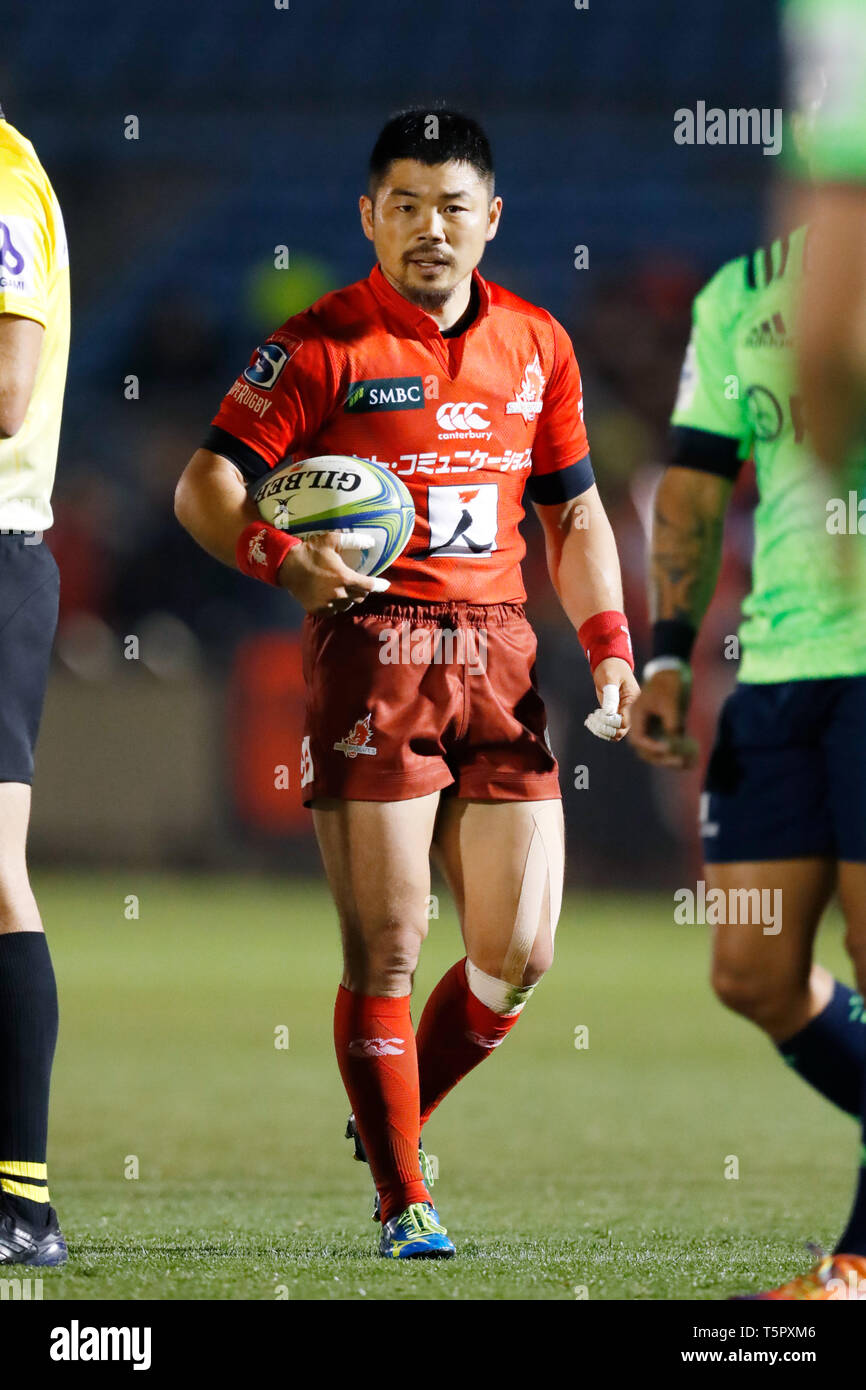 Tokyo, Japan. 26th Apr, 2019. Fumiaki Tanaka (Sunwolves) Rugby : 2019 ...