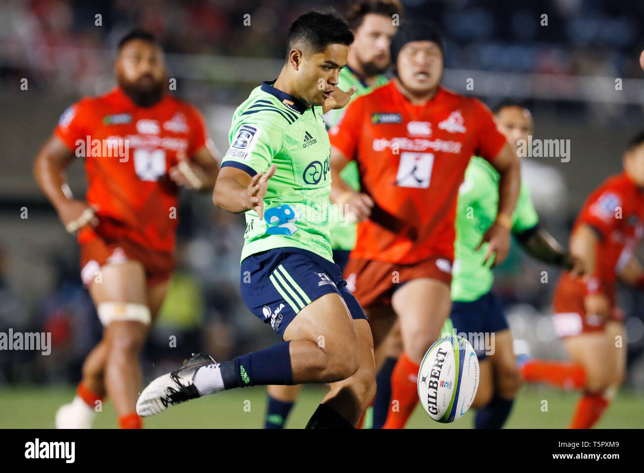 Tokyo, Japan. 26th Apr, 2019. Josh Ioane (Highlanders) Rugby : 2019 ...