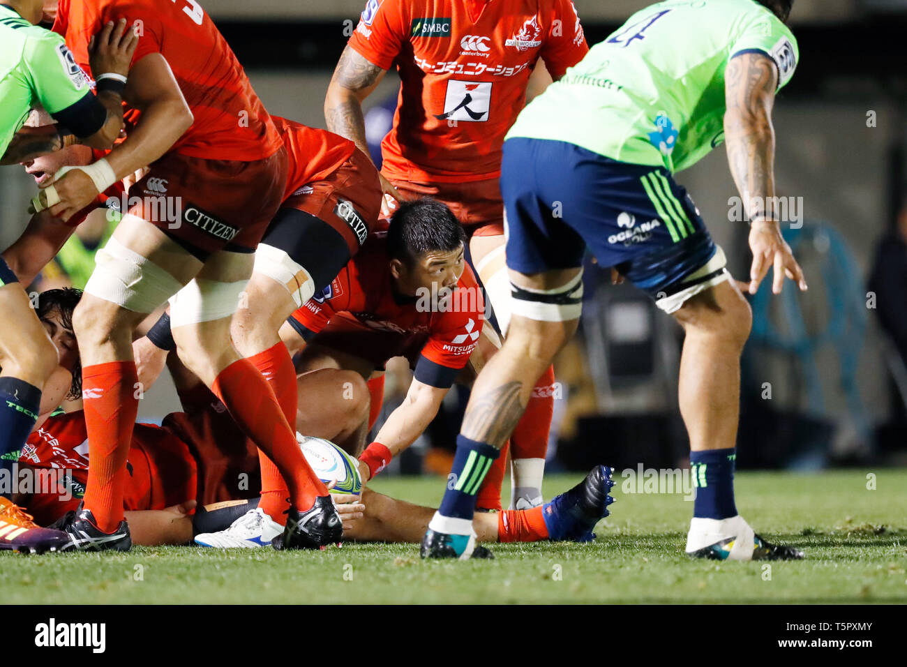 Tokyo, Japan. 26th Apr, 2019. Fumiaki Tanaka (Sunwolves) Rugby : 2019 ...