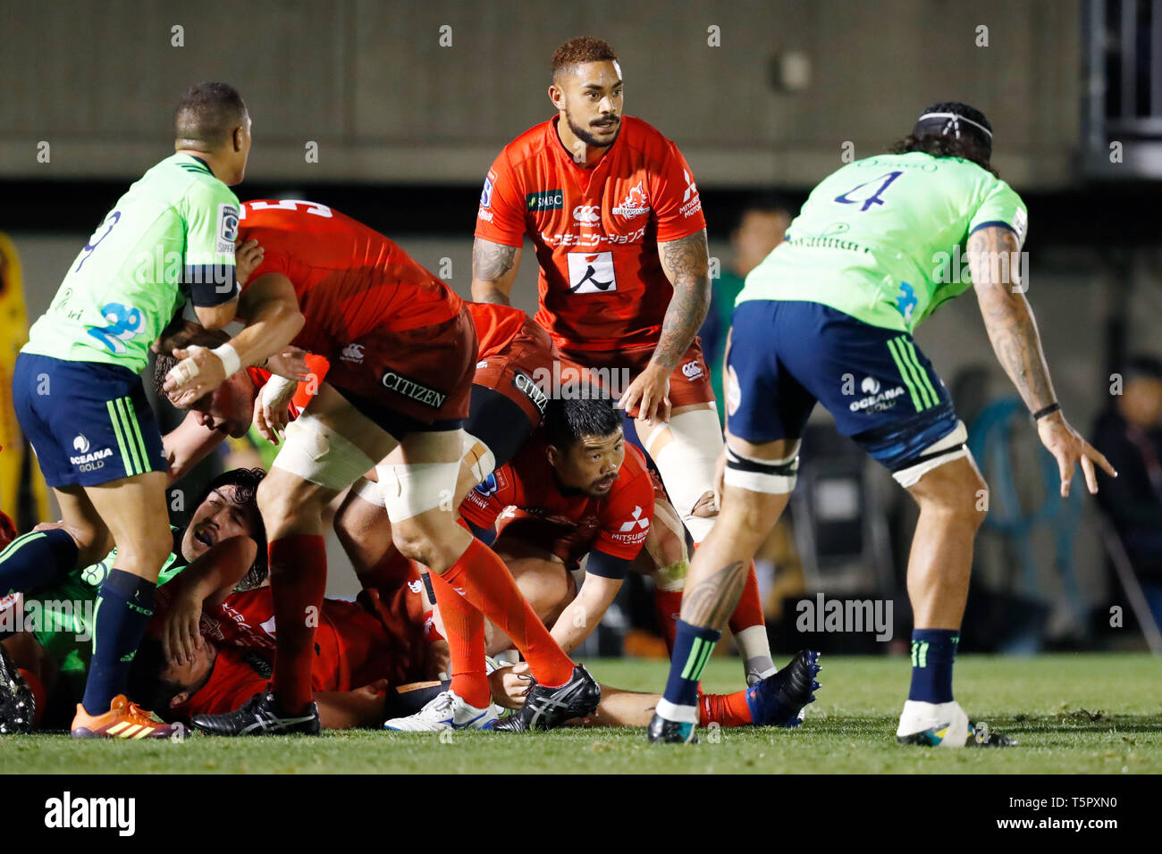 Tokyo, Japan. 26th Apr, 2019. Fumiaki Tanaka (Sunwolves) Rugby : 2019 ...