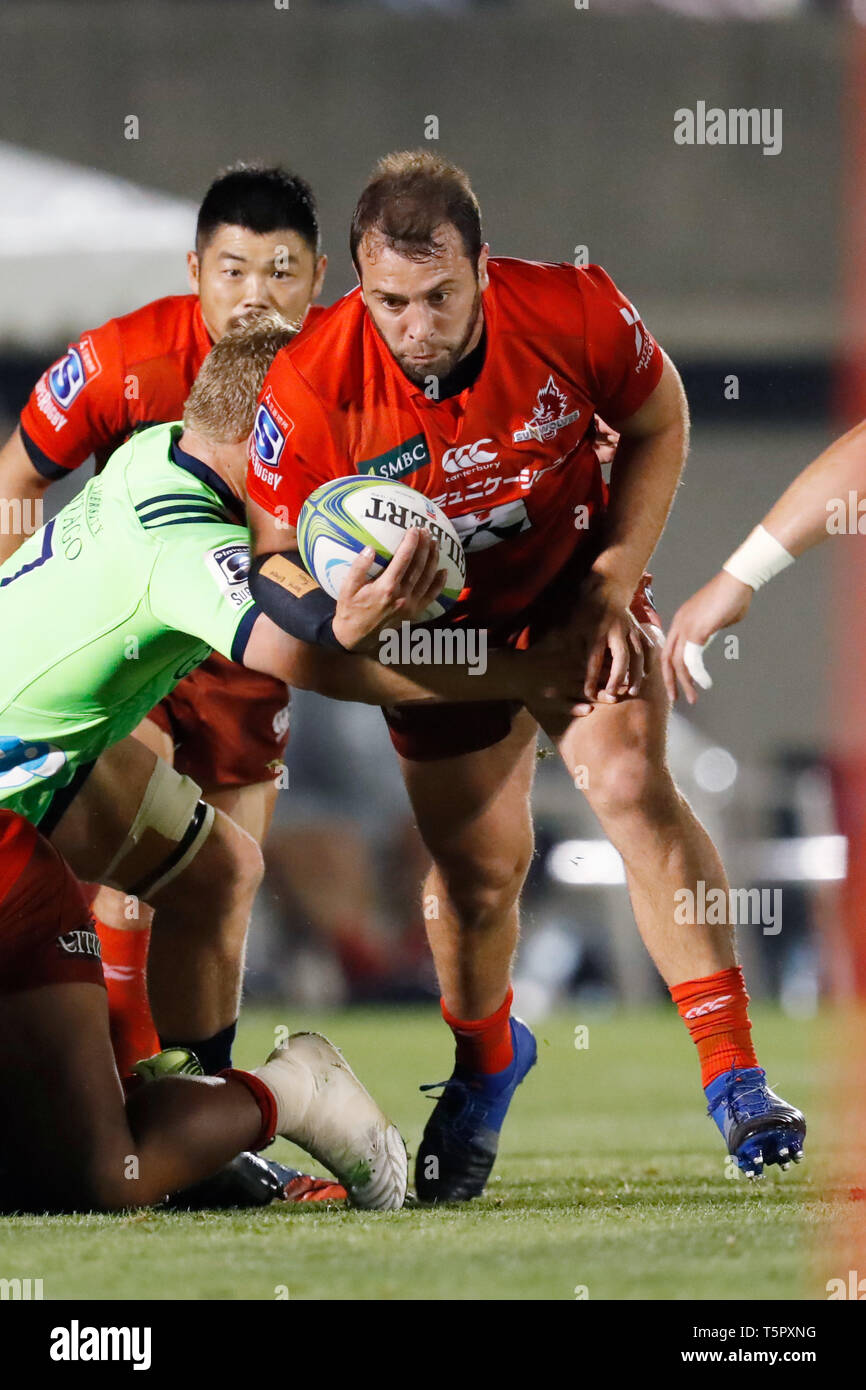 Tokyo, Japan. 26th Apr, 2019. Nathan Vella (Sunwolves) Rugby : 2019 ...
