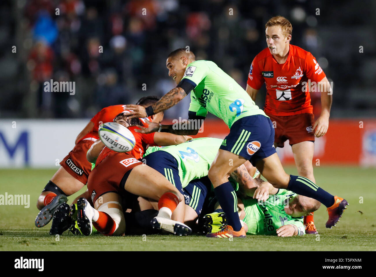 Tokyo, Japan. 26th Apr, 2019. Aaron Smith (Highlanders) Rugby : 2019 ...