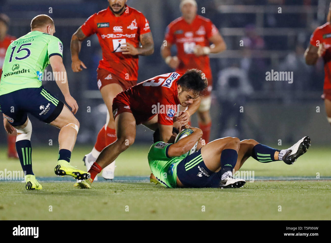 Tokyo, Japan. 26th Apr, 2019. Josh Timu (Sunwolves) Rugby : 2019 Super ...