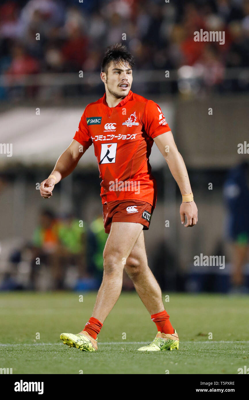 Tokyo, Japan. 26th Apr, 2019. Josh Timu (Sunwolves) Rugby : 2019 Super ...