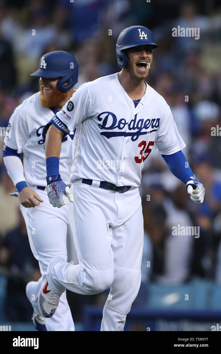 Los Angeles, CA, USA. 26th Apr, 2019. Los Angeles Dodgers first baseman ...