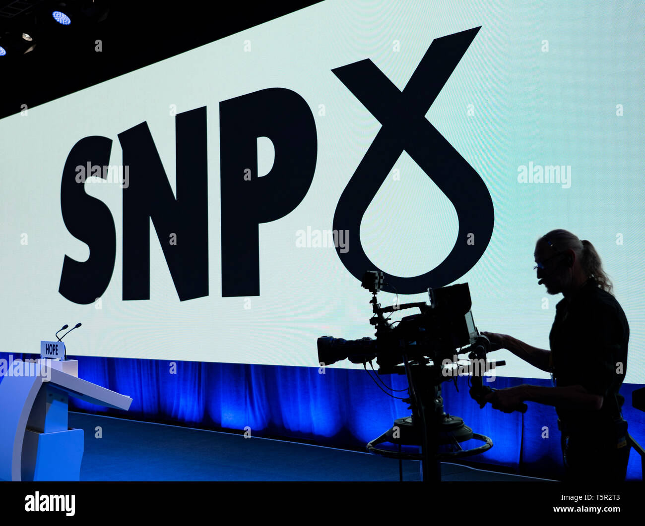 Edinburgh, Scotland, UK. 27th Apr, 2019. SNP ( Scottish National Party ...