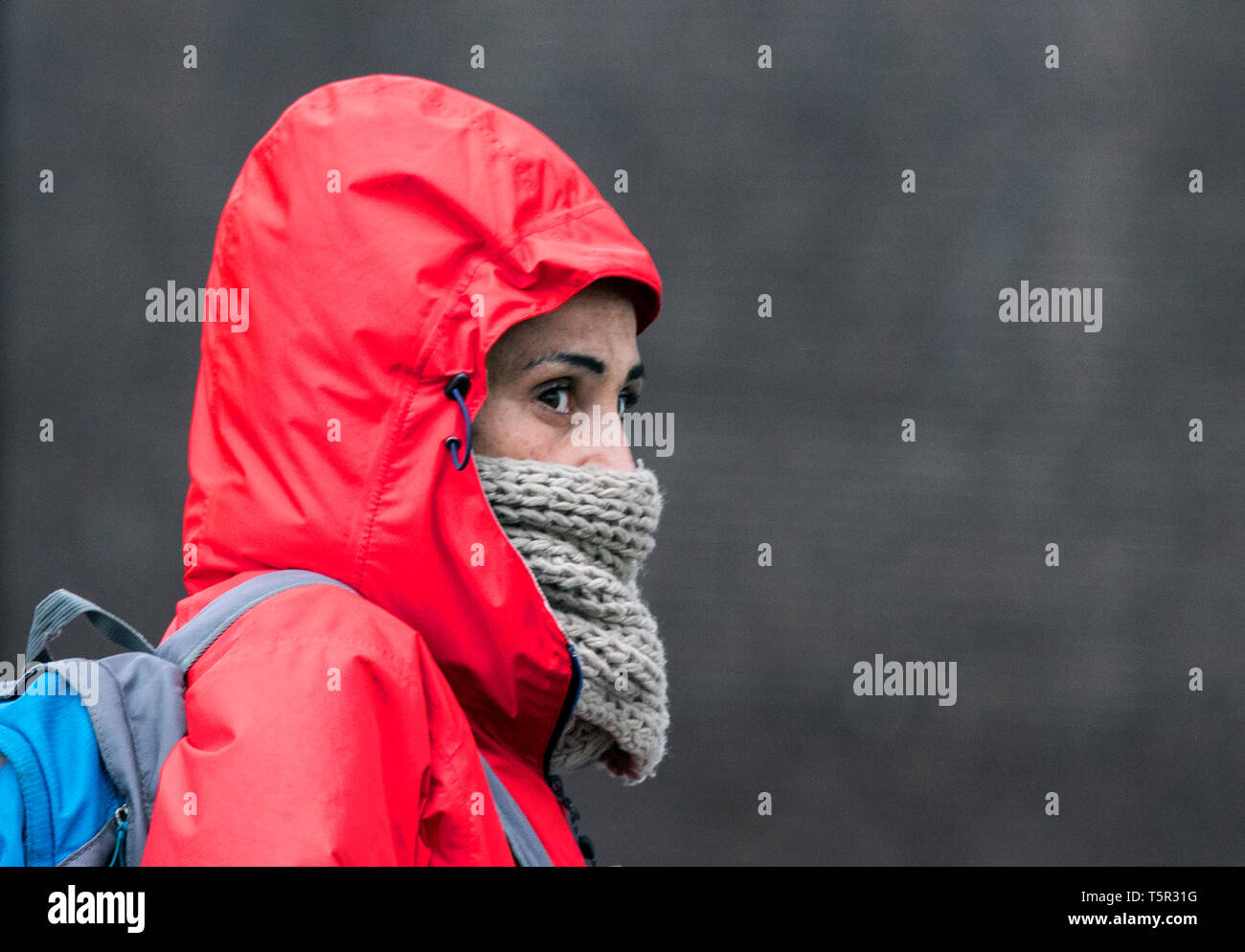 Female cold winds hi-res stock photography and images - Alamy