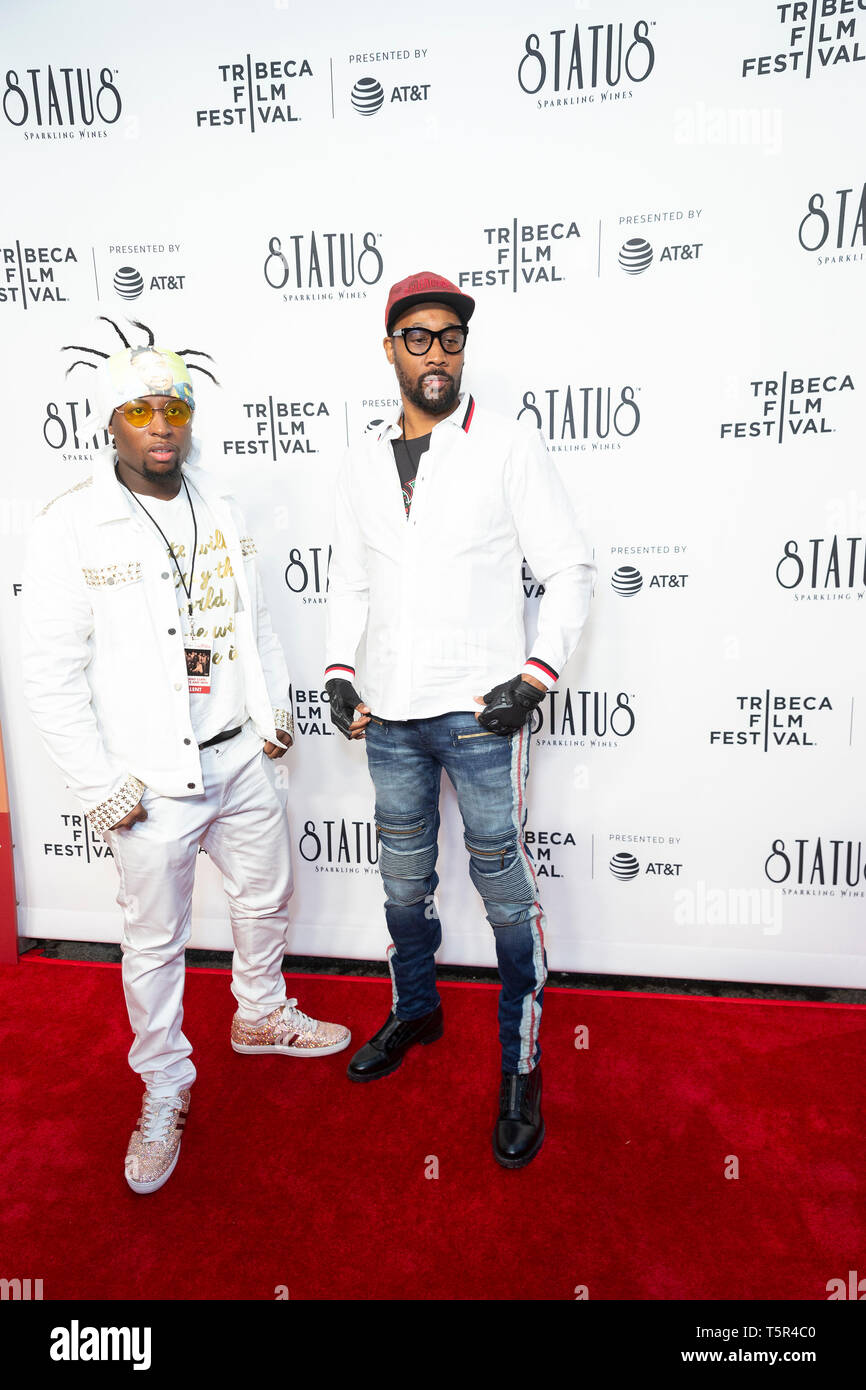 New York, United States. 25th Apr, 2019. Young Dirty Bastard, RZA ...