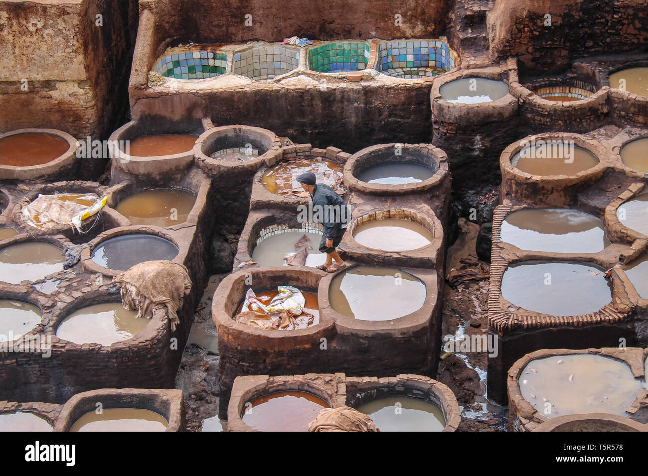 Tannery pit hi-res stock photography and images - Alamy