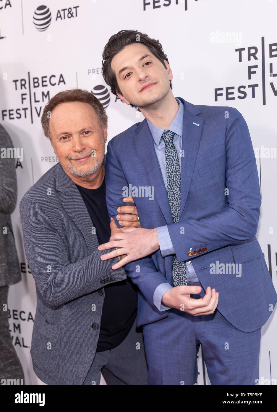 Billy Crystal and Ben Schwartz attend the "Standing Up, Falling Down ...