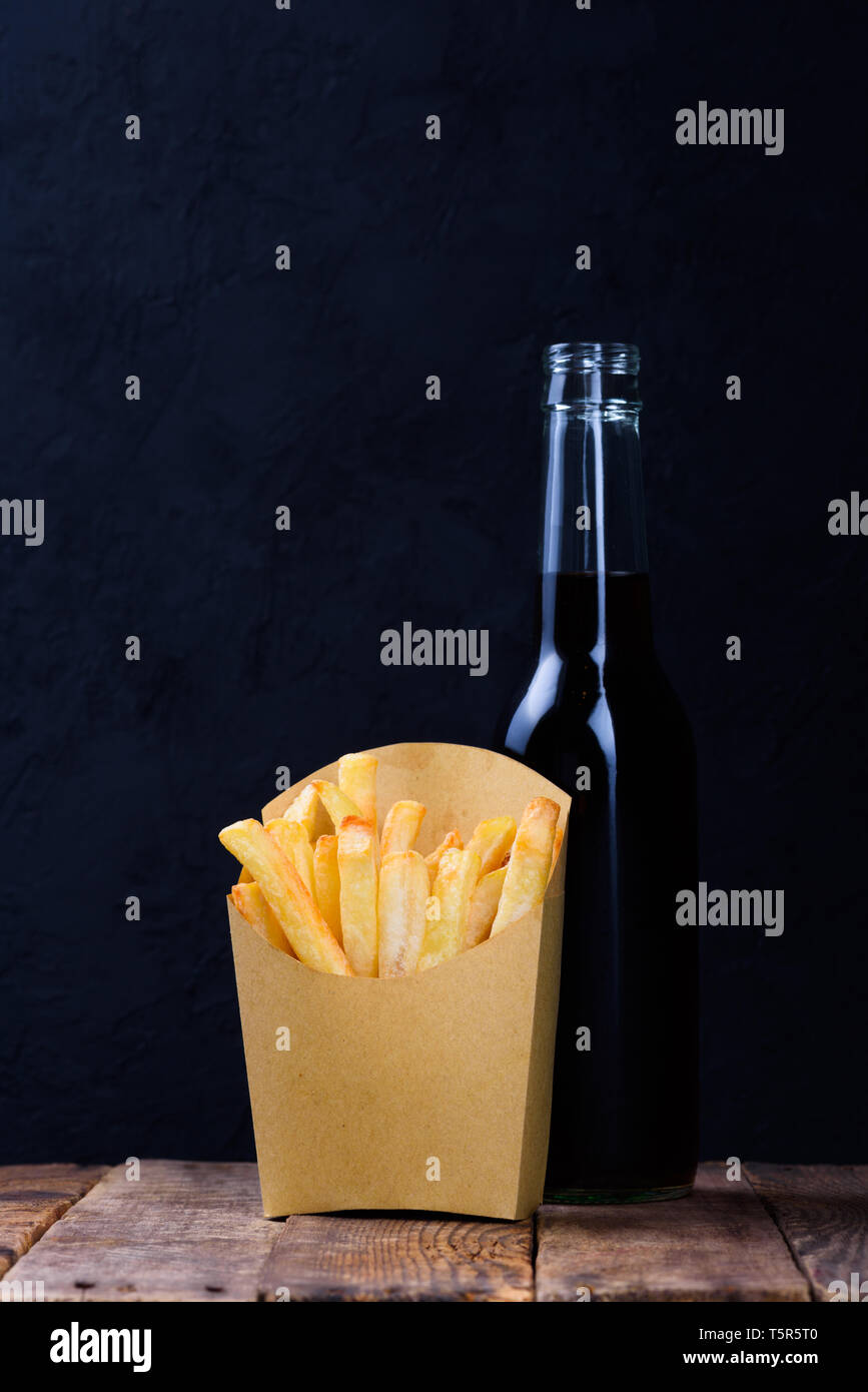 French fries soft drink on hi-res stock photography and images - Alamy