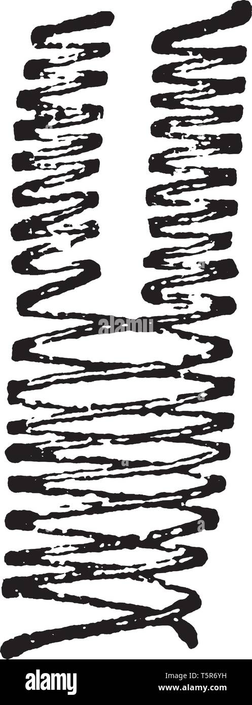 A picture is showing Fiber. This is a Branching fiber, vintage line ...