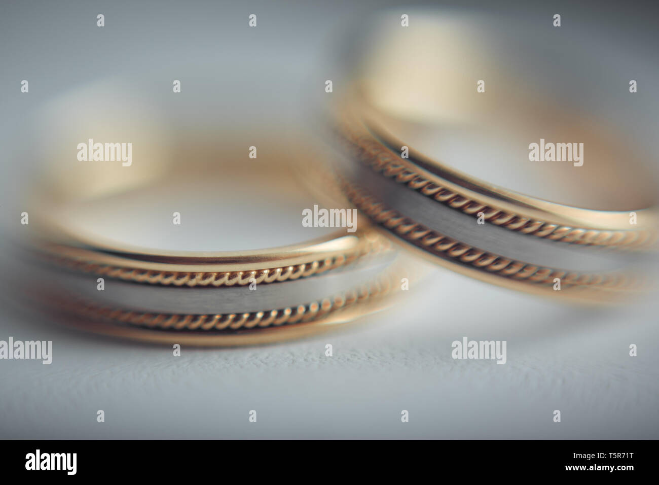 wedding rings close up Stock Photo - Alamy