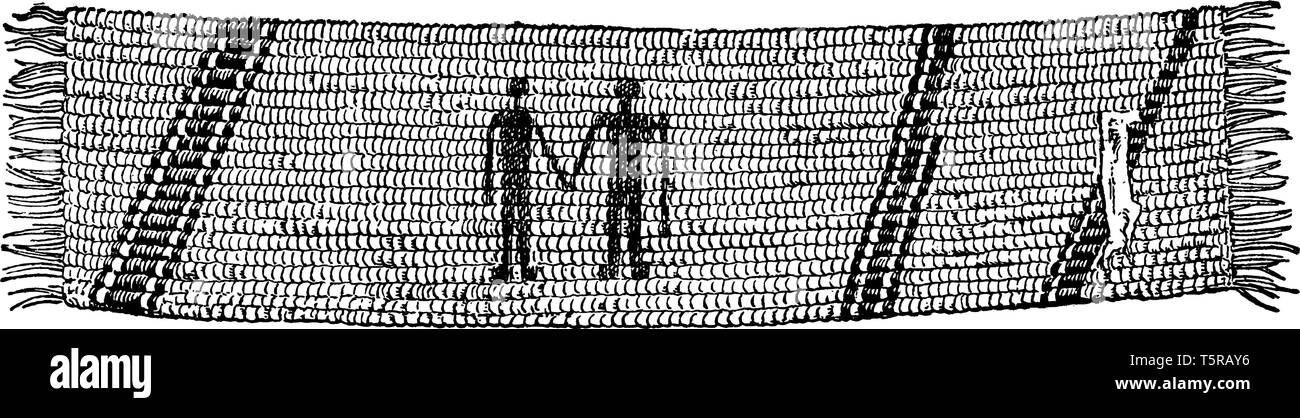 Wampum belt hi-res stock photography and images - Alamy