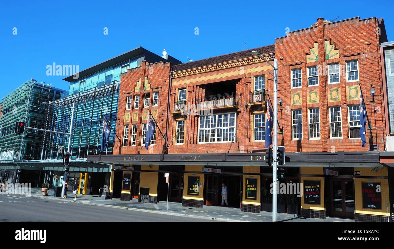 The Golden Sheaf hotel Stock Photo - Alamy